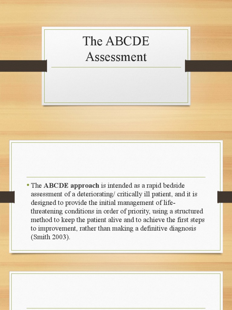 NCM 106 - ABCDE Assessment | PDF | Heart | Breathing
