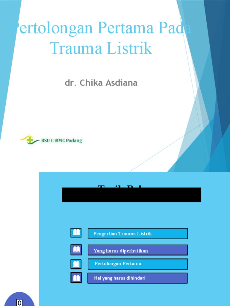 Pertolongan Pertama Pada Tersengat Listrik - ppt-1 | PDF