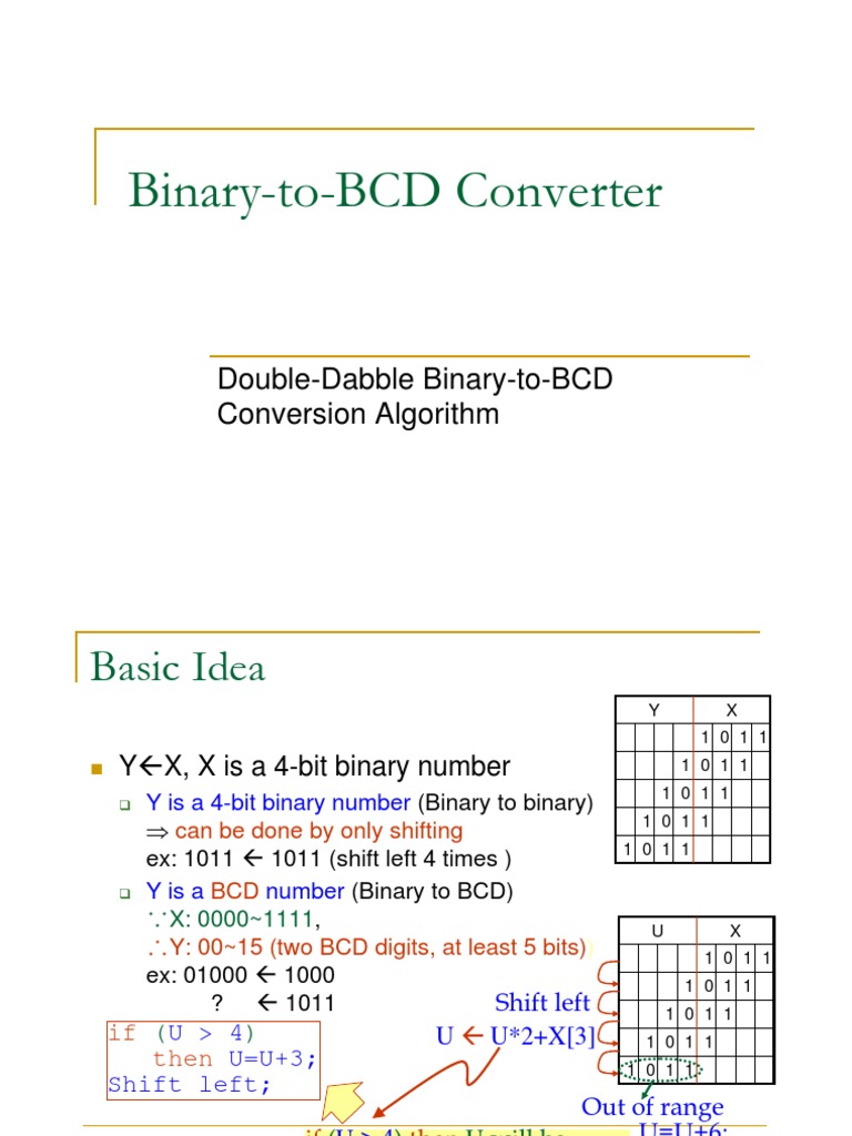 Binary to BCD Conversion Guide | PDF | Binary Coded Decimal ...