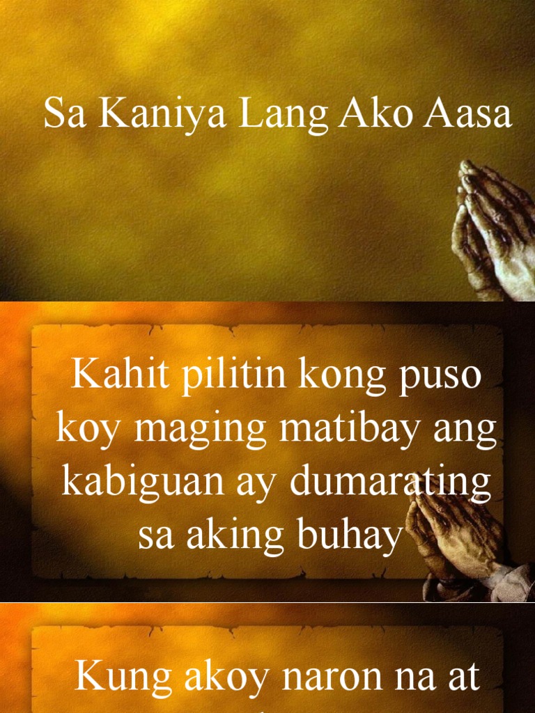 Sa Kaniya Lang Ako Aasa | PDF