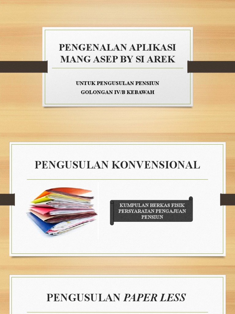 Pengenalan Aplikasi Mang Asep by Si Arek | PDF