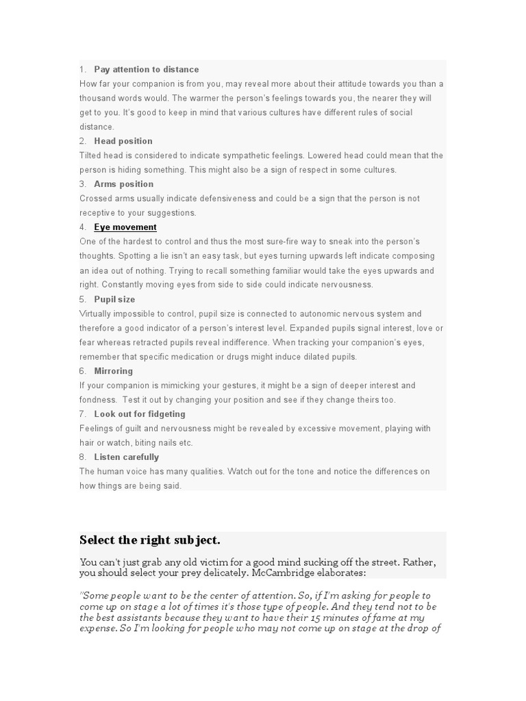 How To Read People Mind | PDF | Anxiety | Psychological Concepts