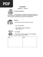 Egra Toolkit - Grade 3 | PDF