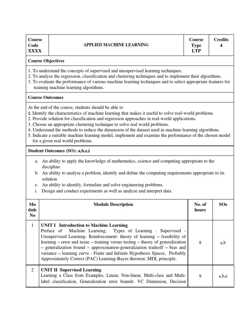 CSAXXXX Applied Machine Learning | PDF | Machine Learning | Artificial Neural Network