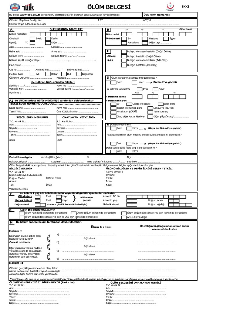 Olum Belgesi | PDF