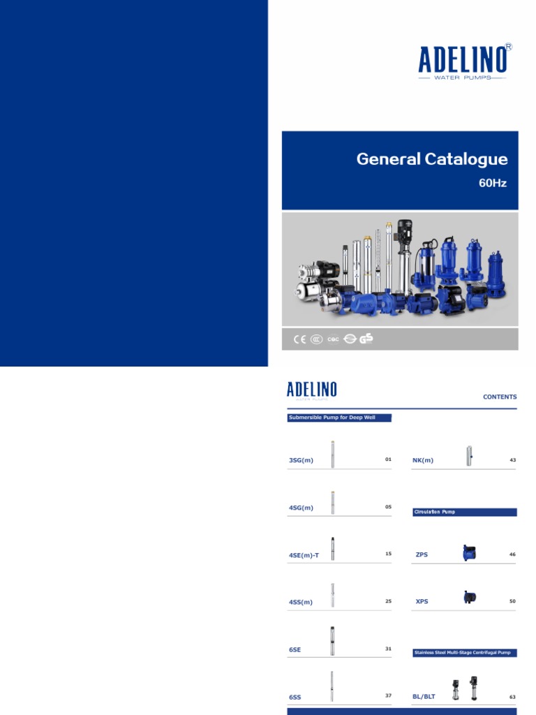 Adelino Catalogue | PDF | Mains Electricity | Electric Motor