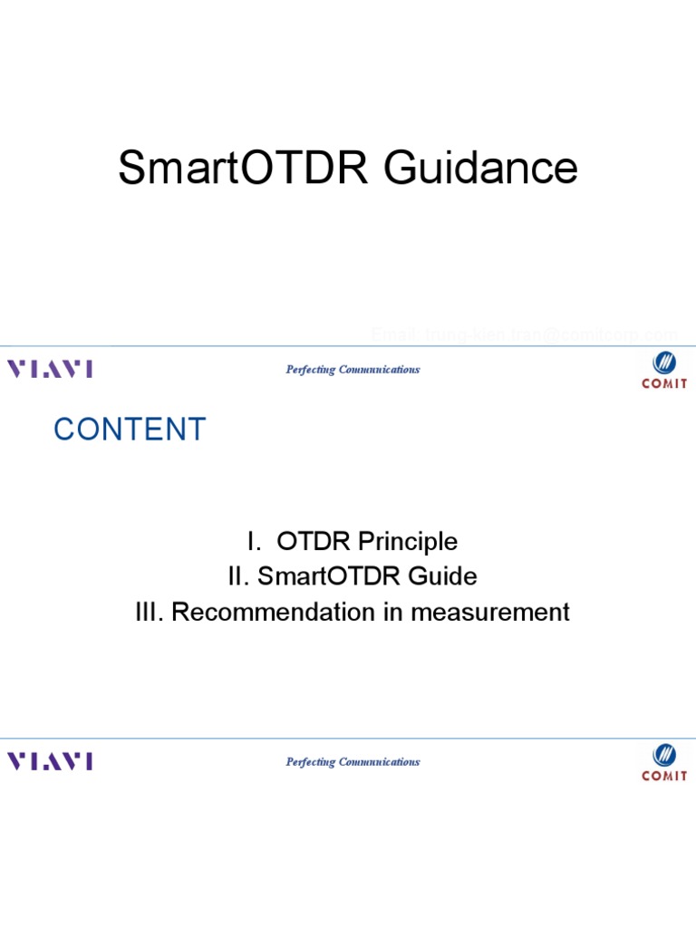 Smart OTDR User Manual2 | PDF | Attenuation | Optical Fiber