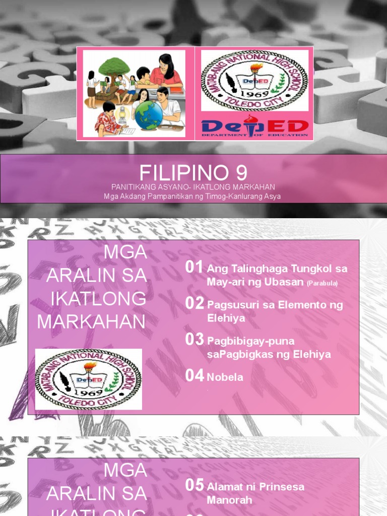Filipino Module 1 - PPT (3rd Grading) | PDF