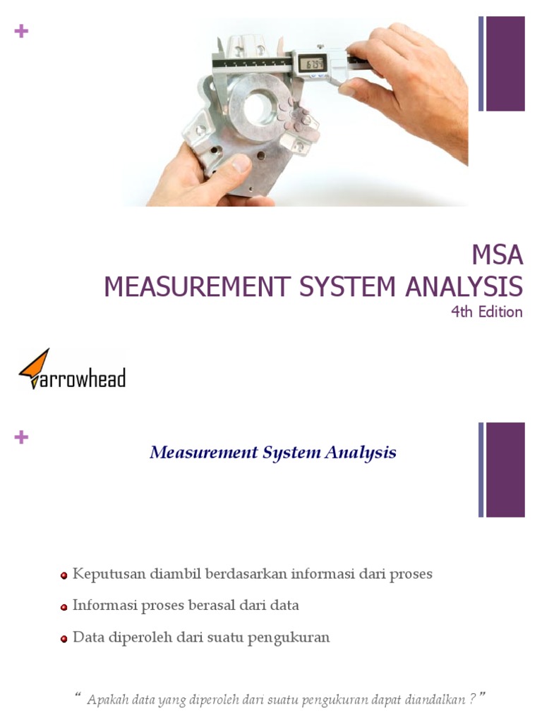 Msa Measurement System Analysis 4th Edit | PDF