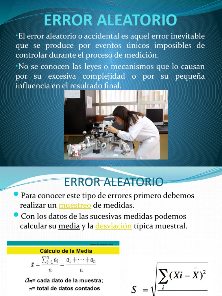 Error Aleatorio | PDF
