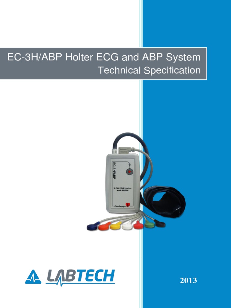 EC-3H/ABP Holter ECG and ABP System: Technical Specification | Download Free PDF ...