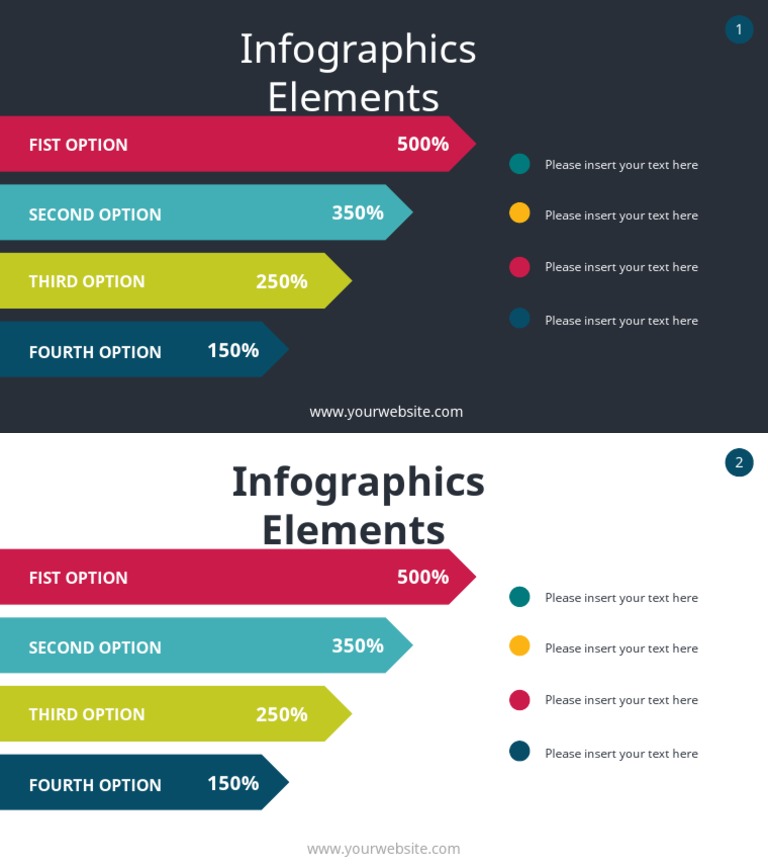 Infographics Elements: Fist Option | PDF