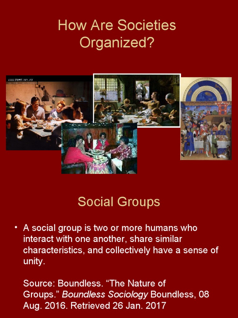 How Society Is Organized | PDF | Behavioural Sciences | Social Psychology