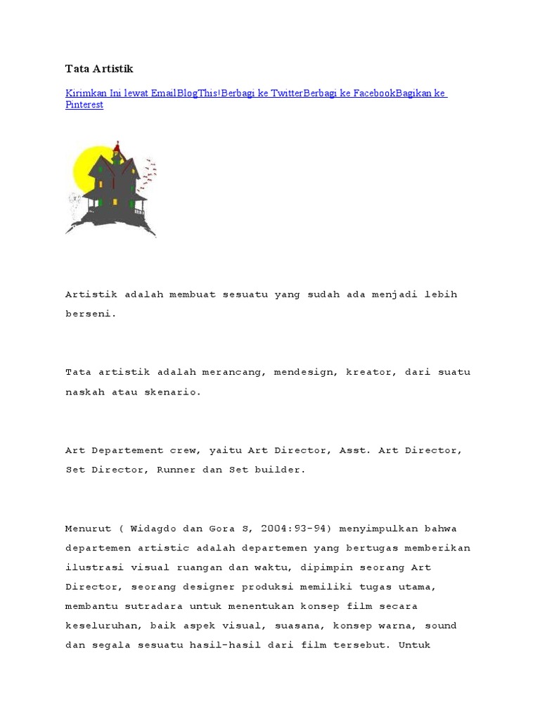 Tata Artistik | PDF | Griya & Taman