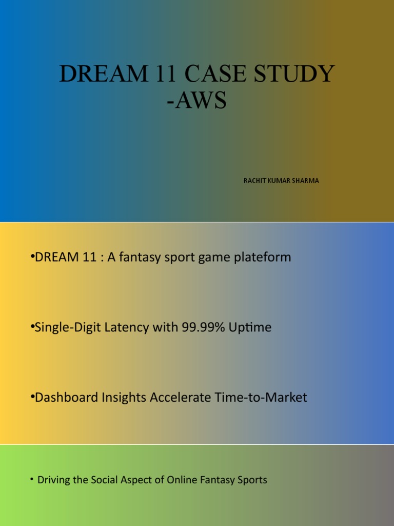 Dream 11 Case Study | PDF