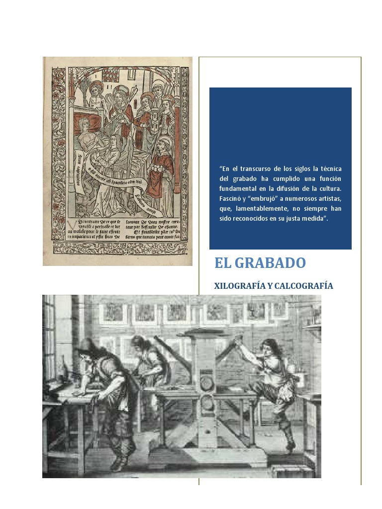 El Grabado - Xilografía y Calcografía - Historia | PDF | Grabado ...