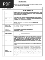Religious Dietary Restrictions | PDF | Fasting | Vegetarianism