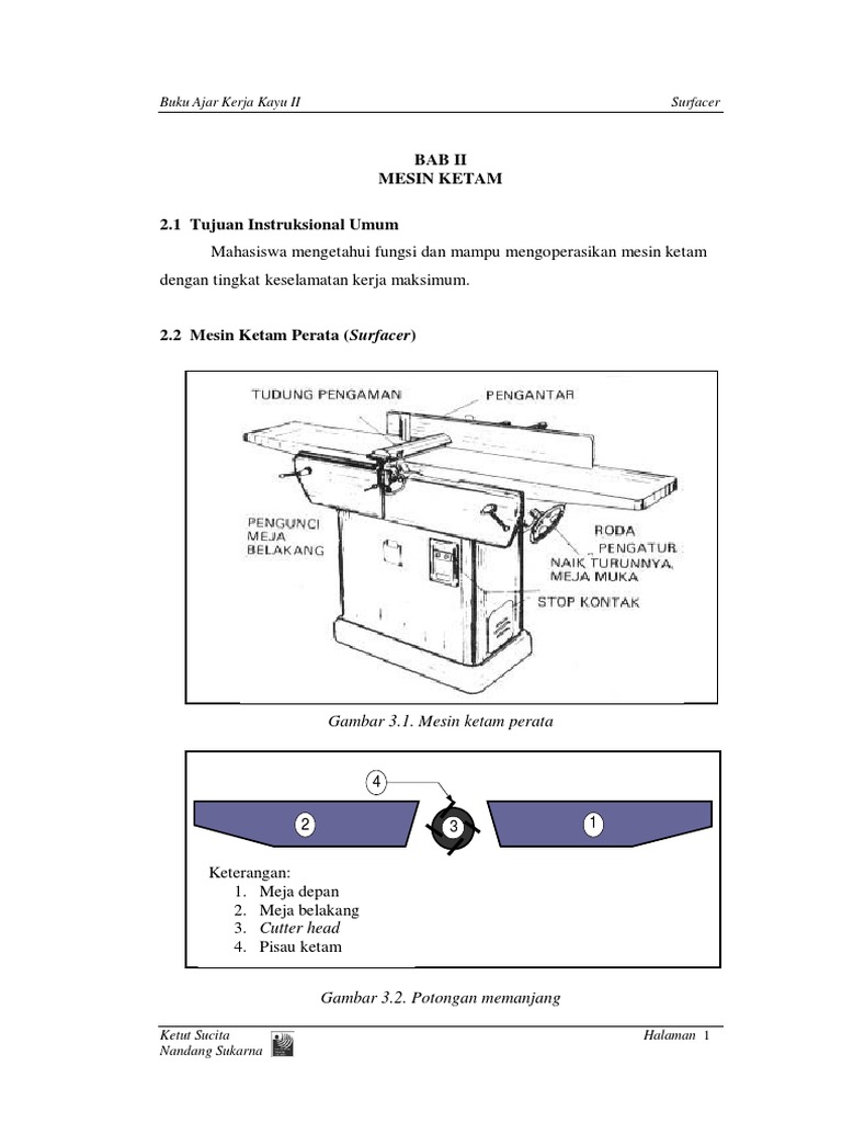Mesin Ketam Perata | PDF