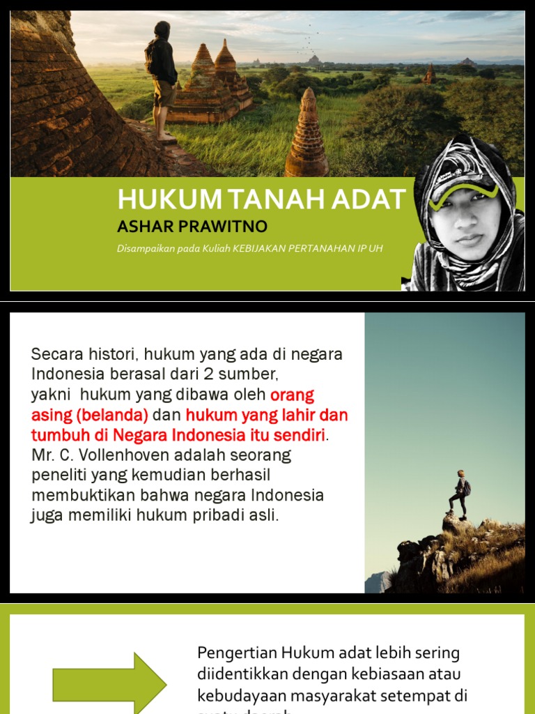 Hukum Tanah Adat by Ashar Prawitno PDF | PDF