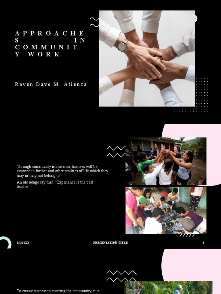 Community Work Approaches Explained | PDF