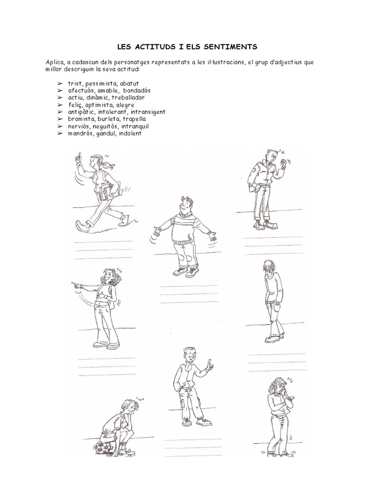 Les Actituds I Els Sentiments | PDF