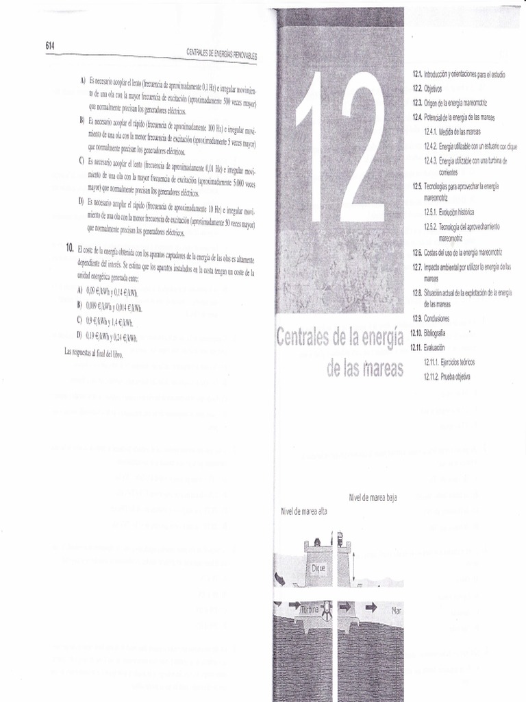 Energia de Las Mareas | PDF | Marea | Mar