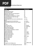 Keyboard Shortcuts PDF For Windows 11 | PDF | Window (Computing) | Computer Keyboard