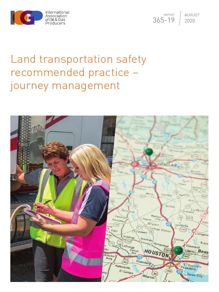 Land Transportation Safety Recommended Practice, Journey Management ...
