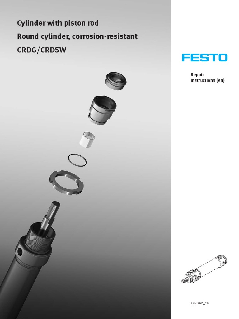 Festo Cilindro | PDF | Bearing (Mechanical) | Piston