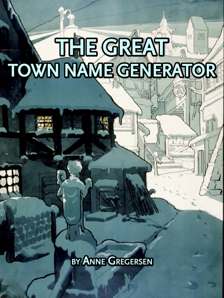 The Great Town Name Generator | PDF | Copyright | License