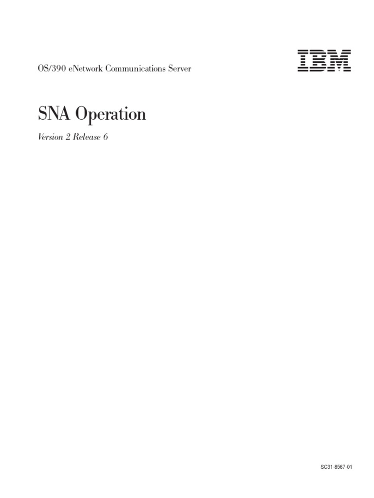 OS390 Enetwork Comm Server SNA Operation | PDF | Computer Science ...