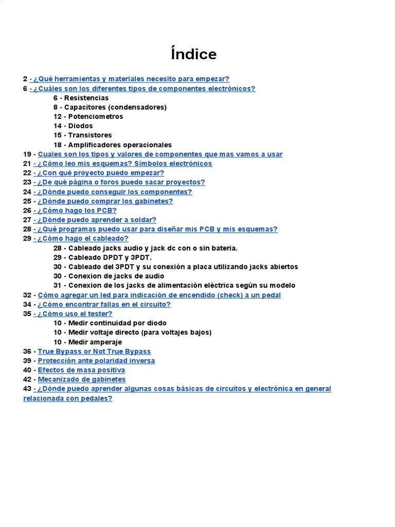 Guía para Iniciantes v2 (De PEDALES - Caseros - DIY Guitarra - Bajo ...