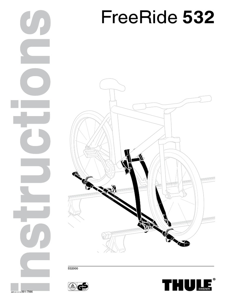 Thule FreeRide 532 Bicycle Carrier | PDF
