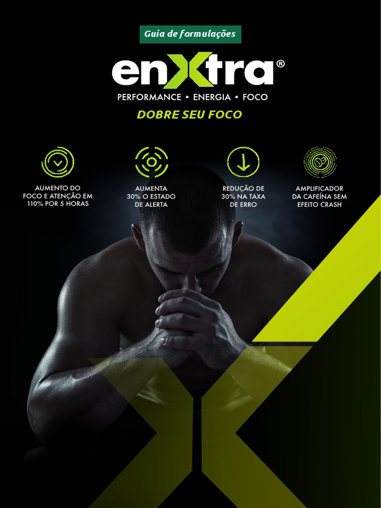 ENXTRA Formulacoes - Enxtra - VF | PDF | Cafeína | Natureza