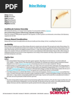 Brine Shrimp Hatching Experiment Guide | PDF | Experiment