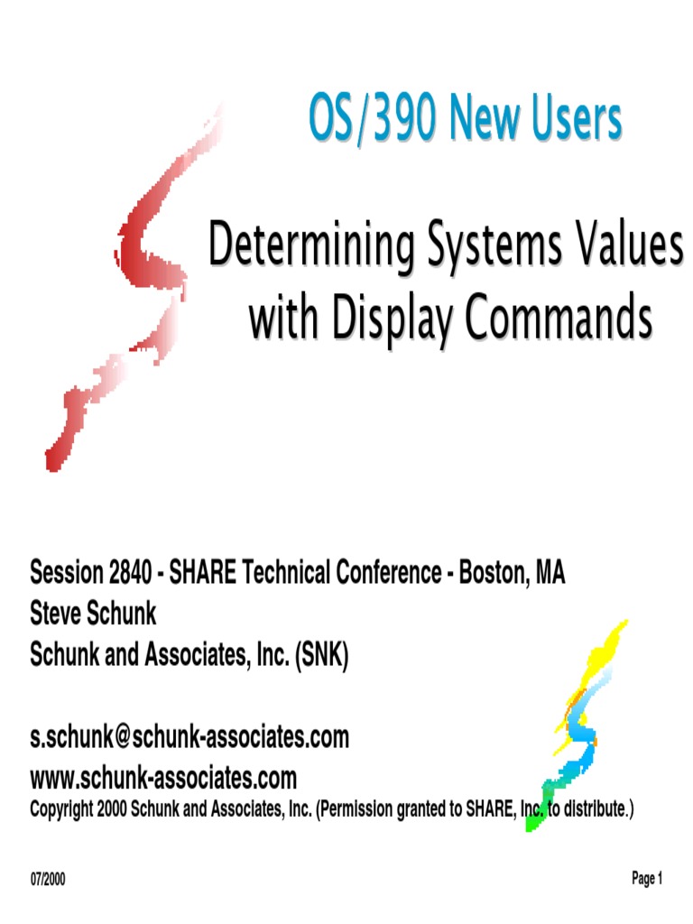 Determining System Values Using System Display | PDF | Command Line ...