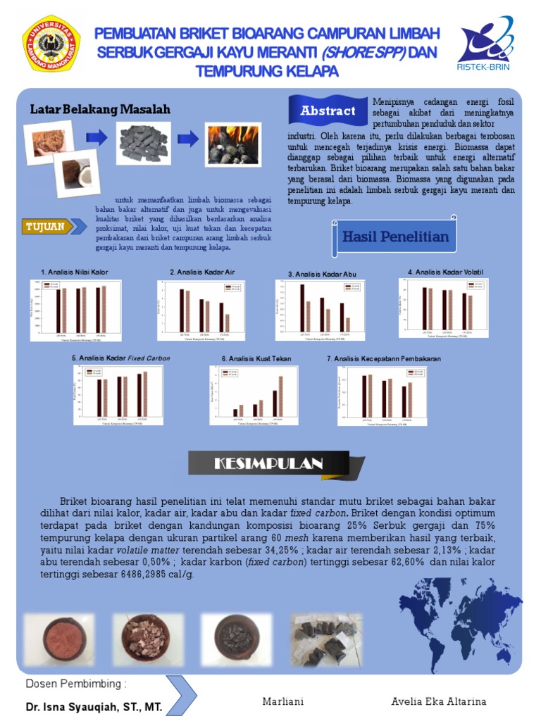Poster Penelitian Briket | PDF