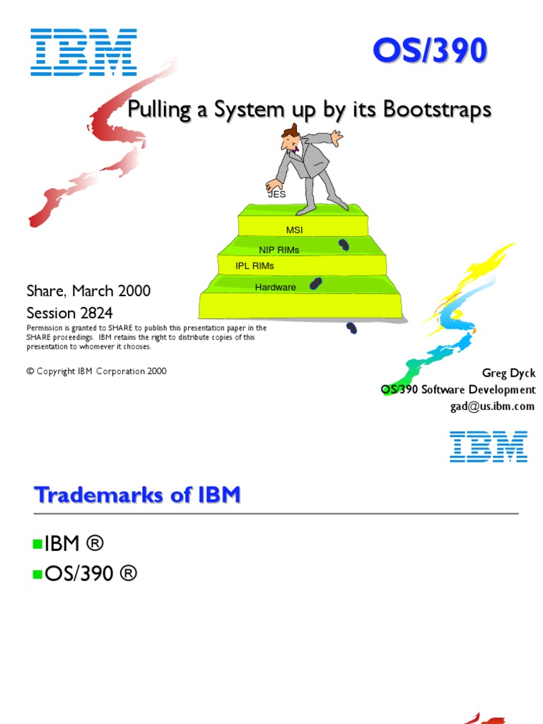 OS390 Pulling A System Up by Its Bootstraps | PDF | Booting | Computer ...