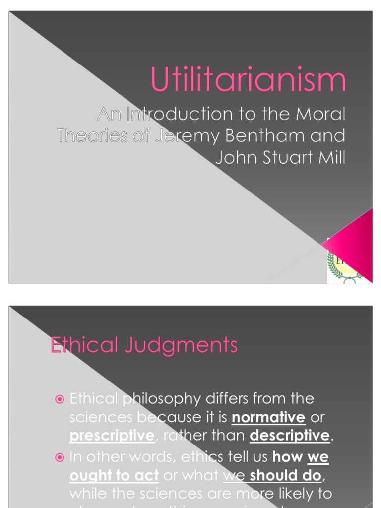 Utilitarianism | PDF | Utilitarianism | Stereotypes