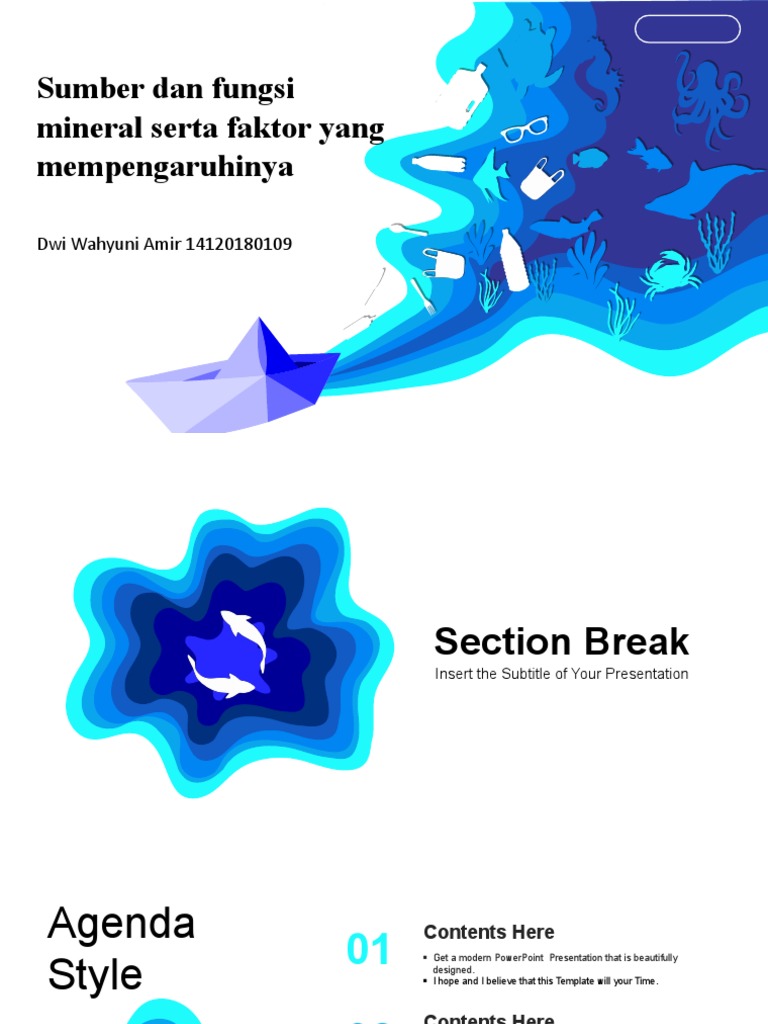 Stop Ocean Plastic Pollution PowerPoint Templates | PDF | Infographics ...