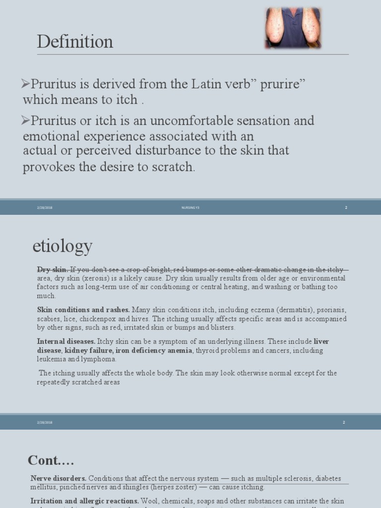 Pruritus | PDF | Dermatitis | Allergy