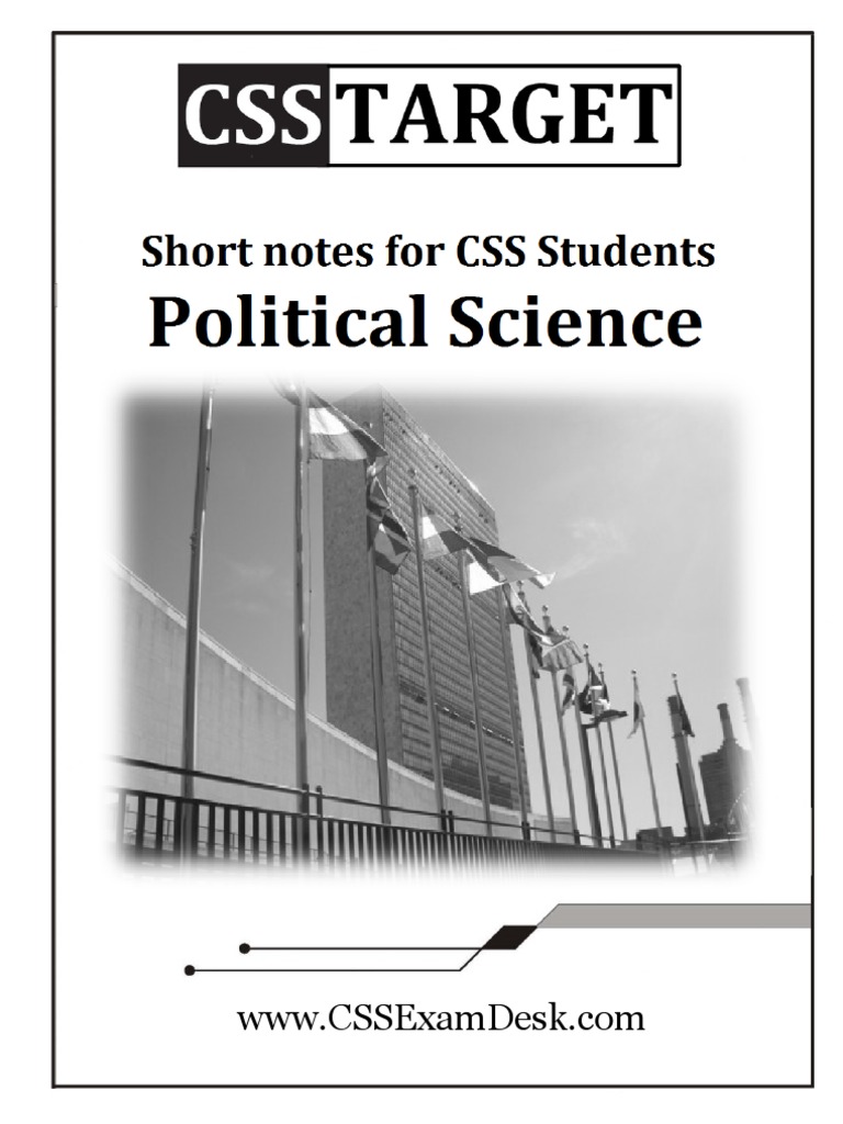 Political Science Short Notes | PDF