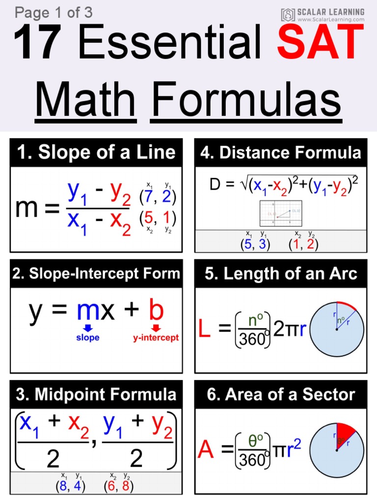 17 Formulas For SAT | PDF