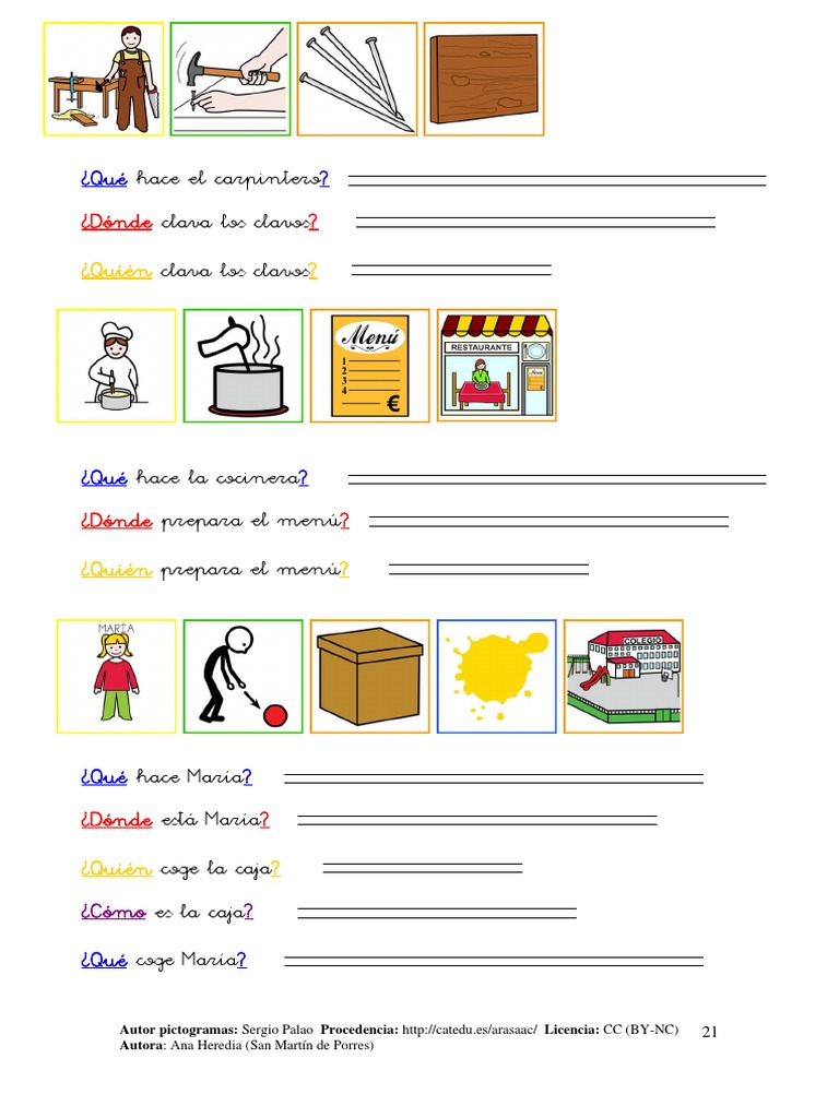 3comprension Lectora Trabajamos Las Preguntas Nivel 3 | PDF | Ocio ...