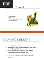 Faradic and Galvanic Application Technique PDF | PDF | Physical Therapy | Therapy