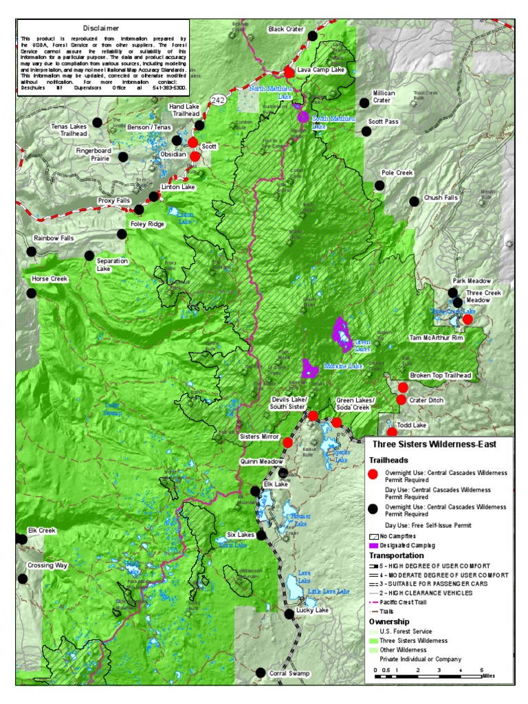 Central Cascades Wilderness Permit | PDF | Nature