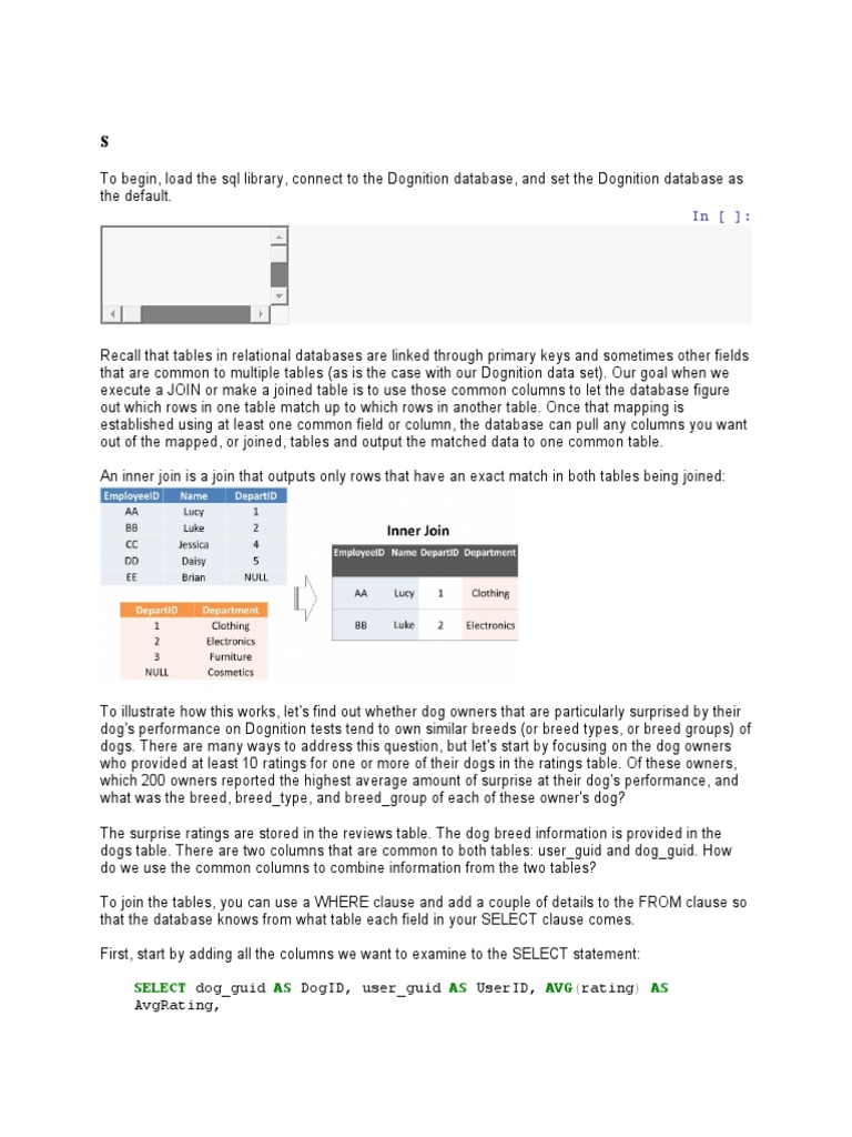 Exercise 7 OUTER JOINS | PDF | Table (Database) | Information Retrieval