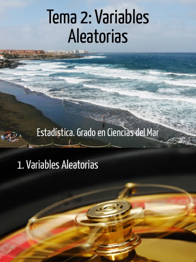 Tema 2 - Variables Aleatorias | PDF | Función de densidad de ...