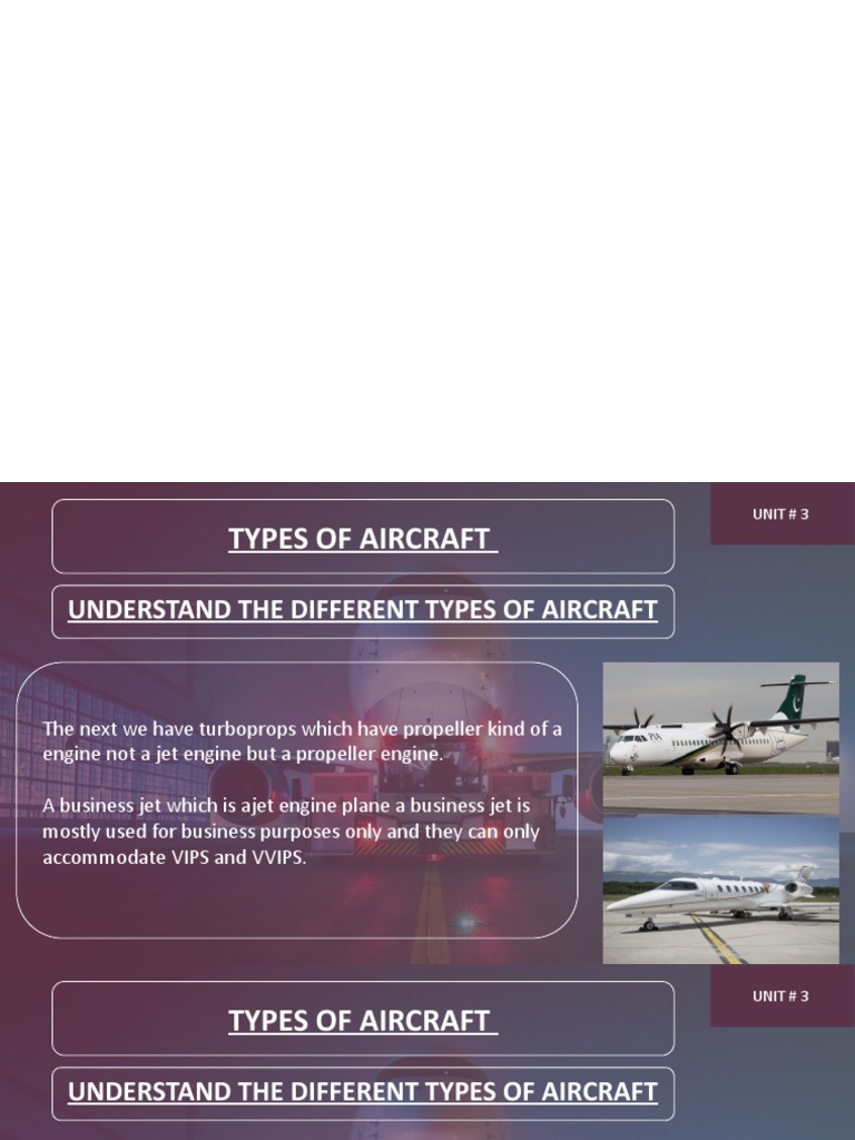 Types of Aircraft | PDF