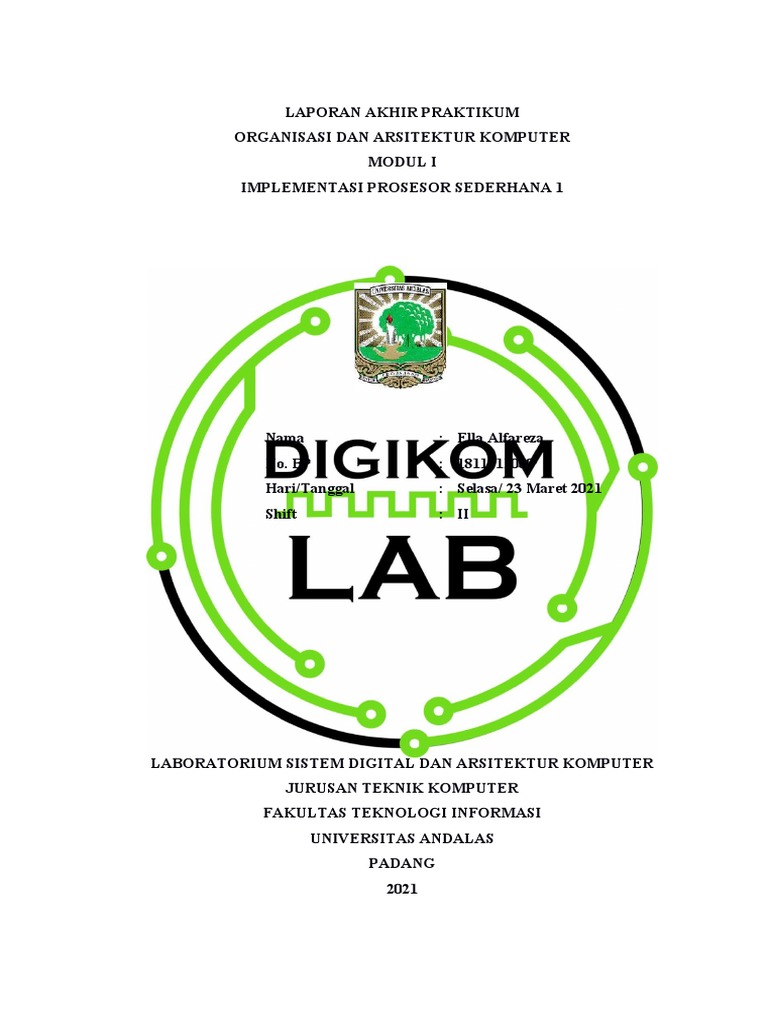Ella Alfareza - Laporan Akhir Modul 1 | PDF